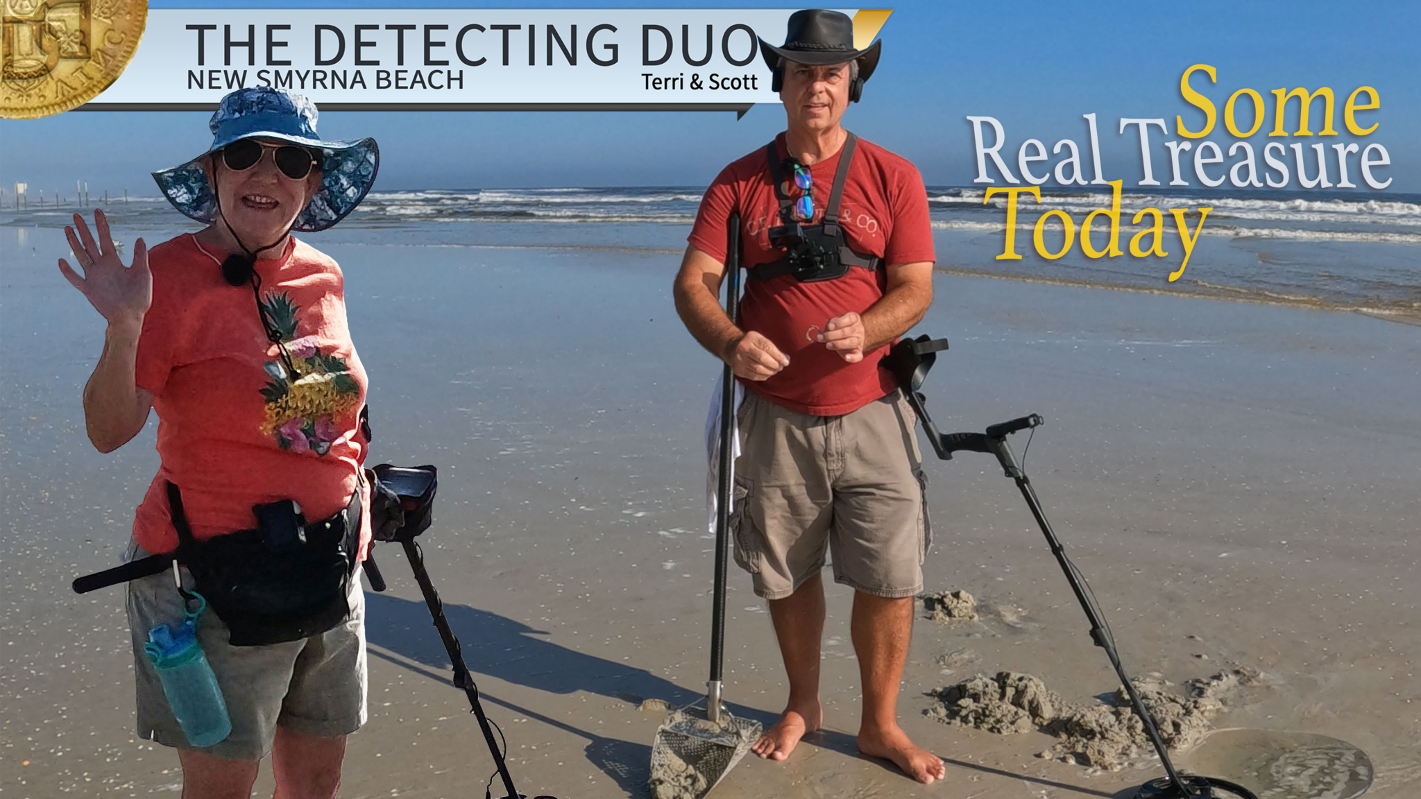 The Detecting Duo - Metal Detecting Florida Beaches - New Smyrna Beach