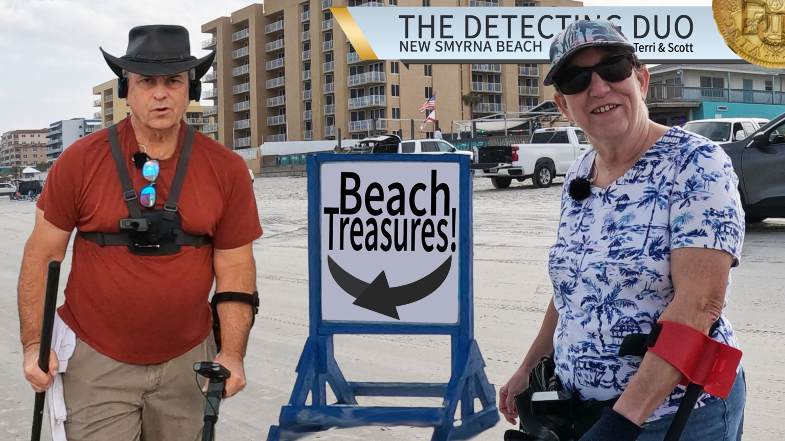 The Detecting Duo - Metal Detecting Florida Beaches - New Smyrna Beach
